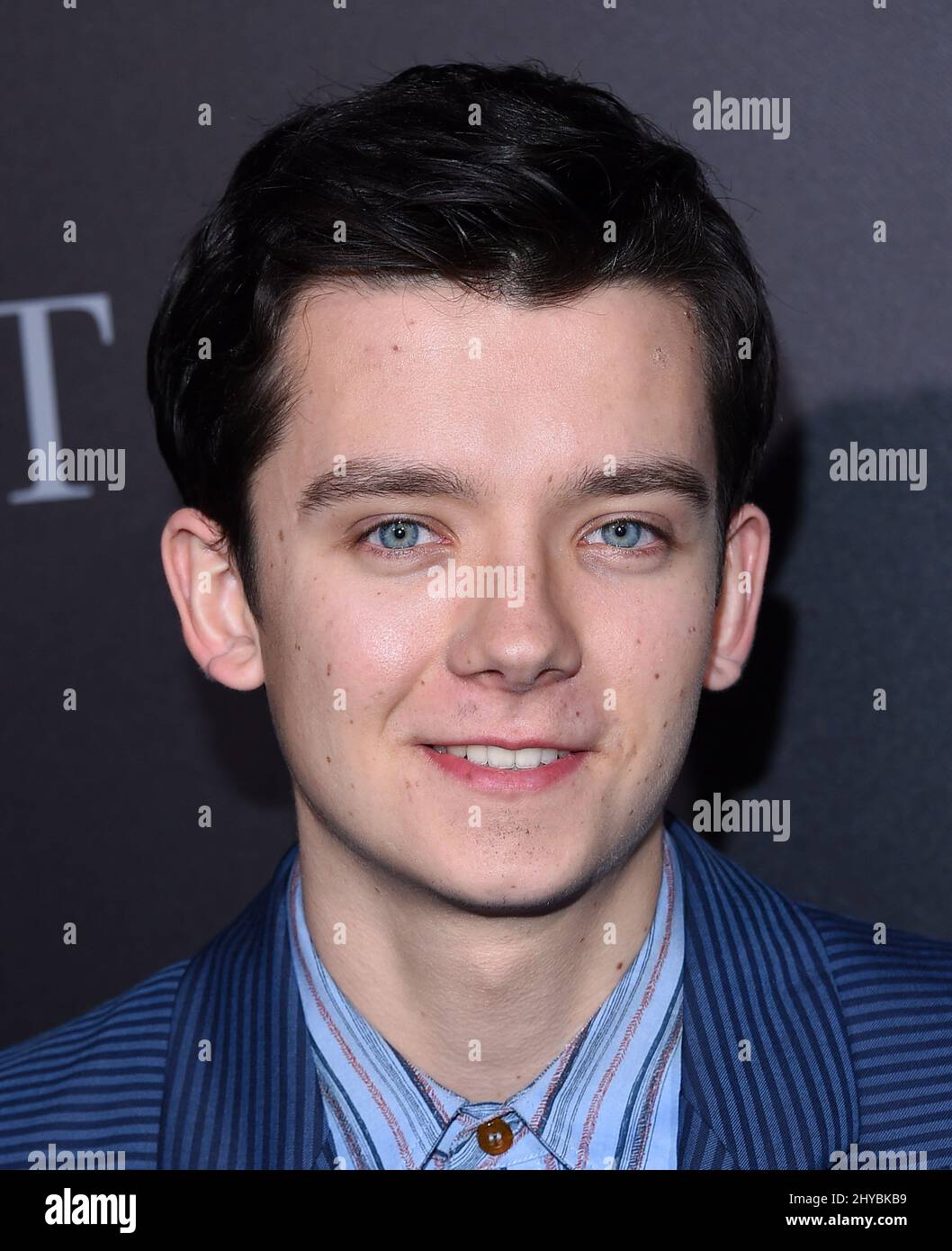 Asa Butterfield attending the premiere of The Space Between Us in Los ...