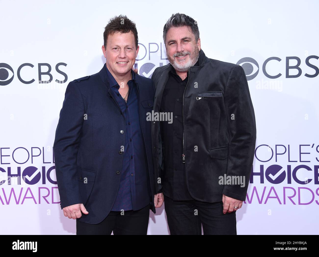 Dean Sams and Michael Britt of Lonestar attending the People's Choice ...
