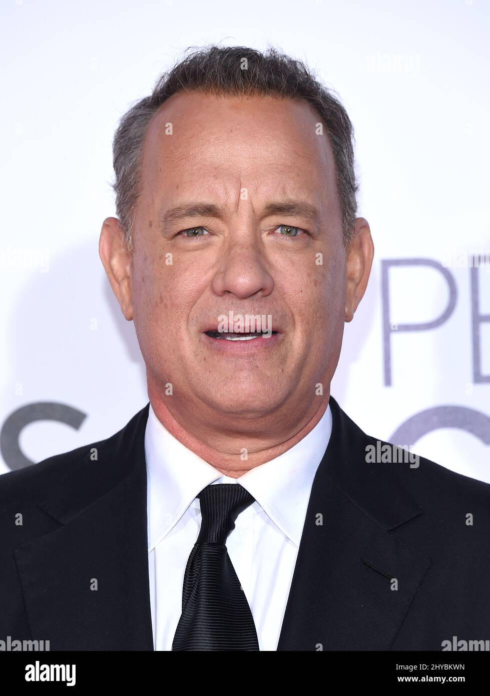 Tom Hanks attending the People's Choice Awards 2017 held at Microsoft ...