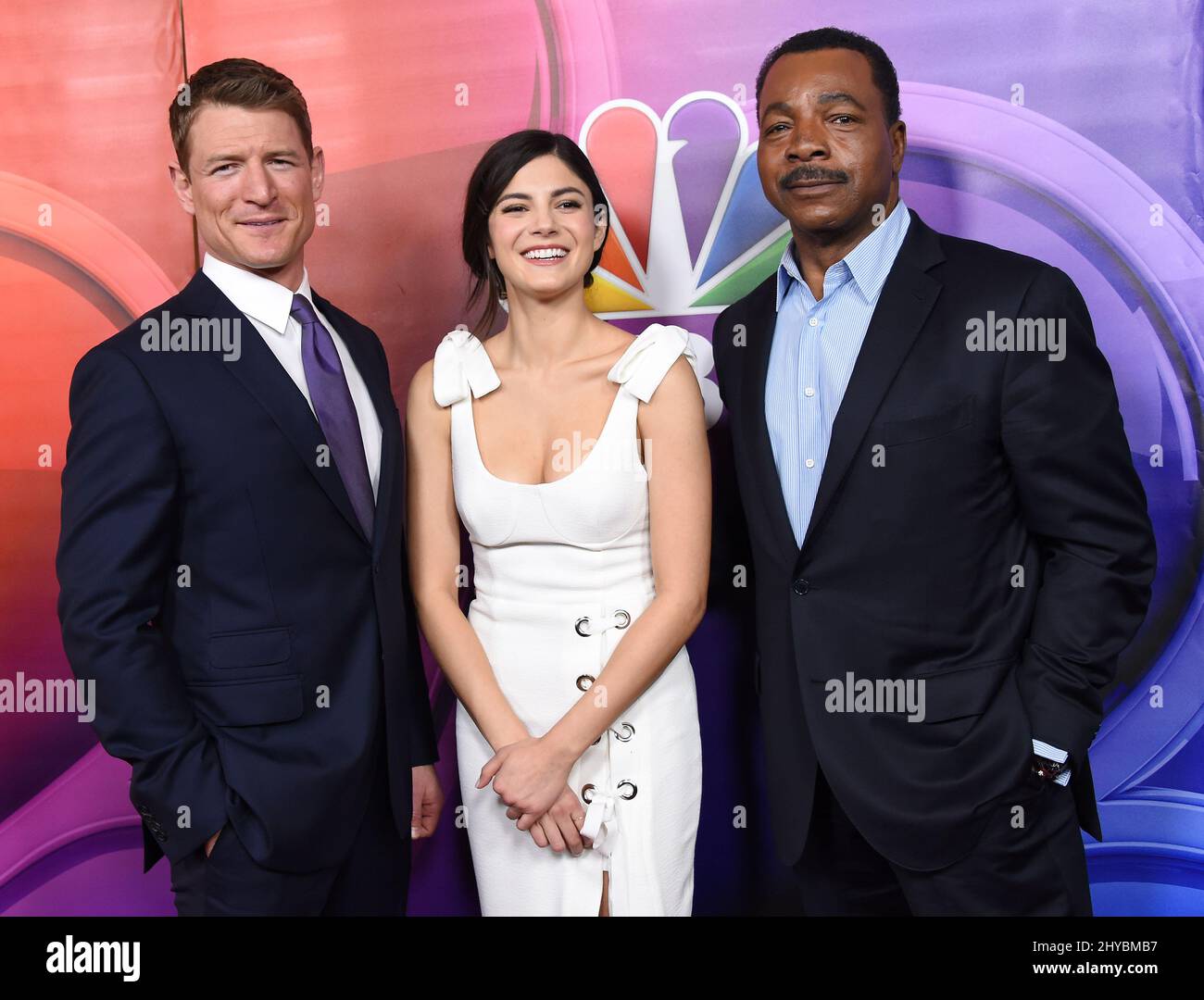 Philip Winchester, Monica Barbaro and Carl Weathers attending the ...