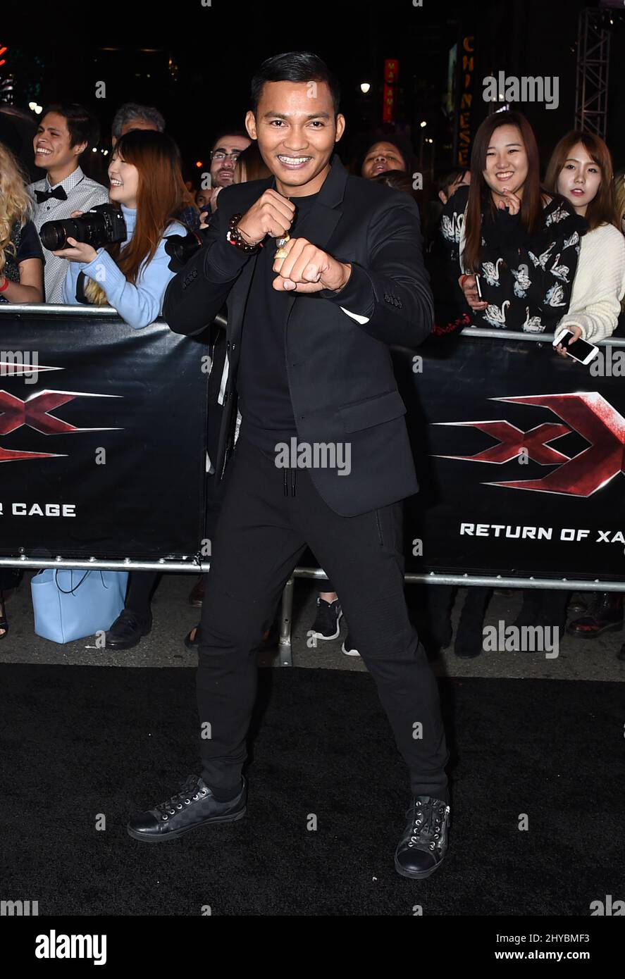 Tony Jaa arriving for the "xXx: Return of Xander Cage" premiere held at ...