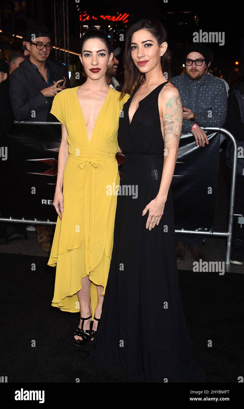Jess Origliasso and Lisa Origliasso of The Veronicas arriving for the ...