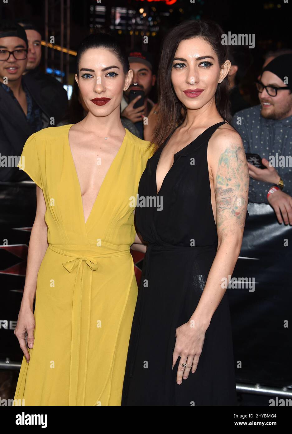 Jess Origliasso and Lisa Origliasso of The Veronicas arriving for the ...