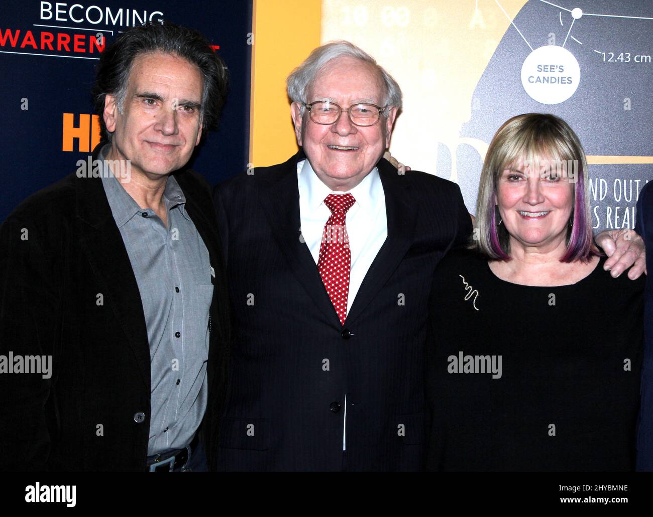 Peter Buffett, Warren Buffett & Susie Buffett attending the 'Becoming ...