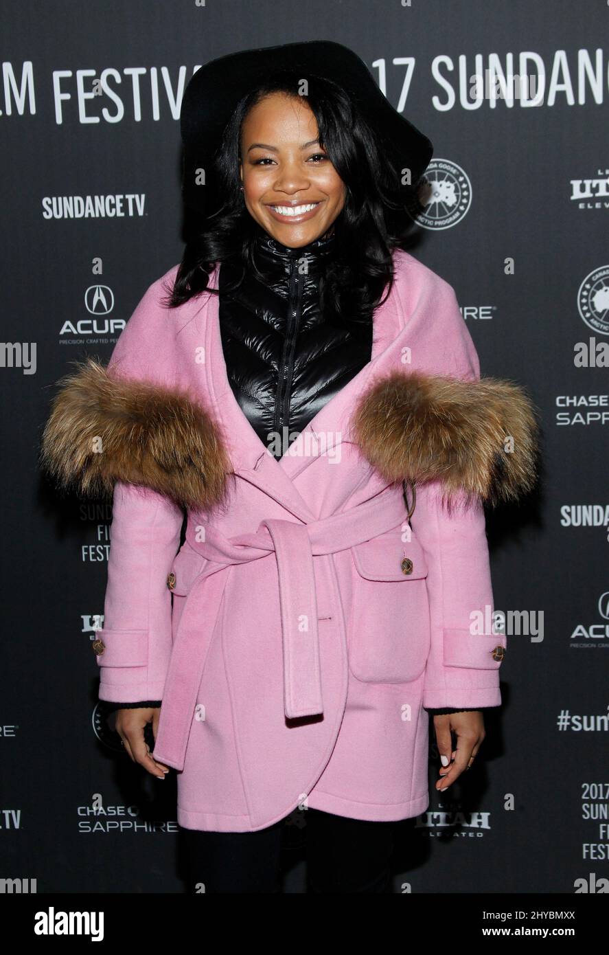 Chante Adams attends the "Roxanne Roxanne" premiere at Sundance Film ...