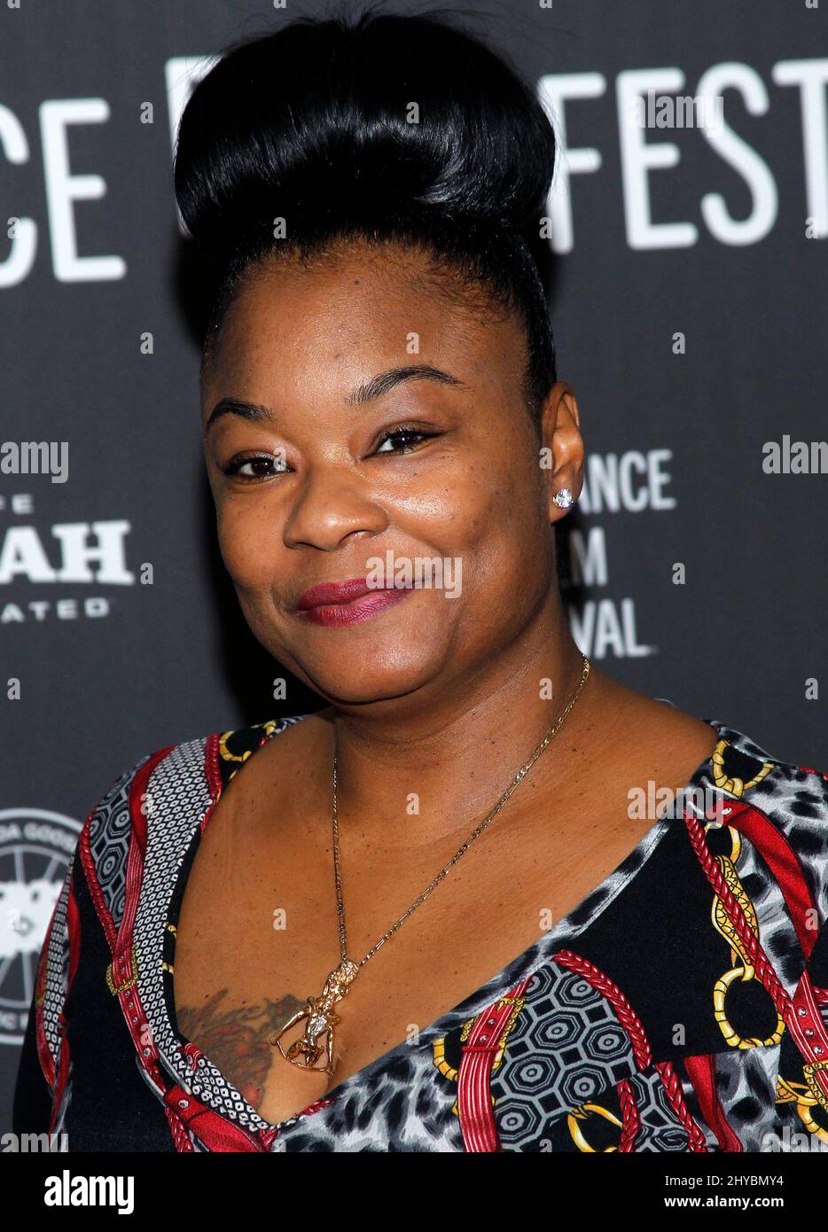 Roxanne Shante attends the "Roxanne Roxanne" premiere at Sundance Film ...