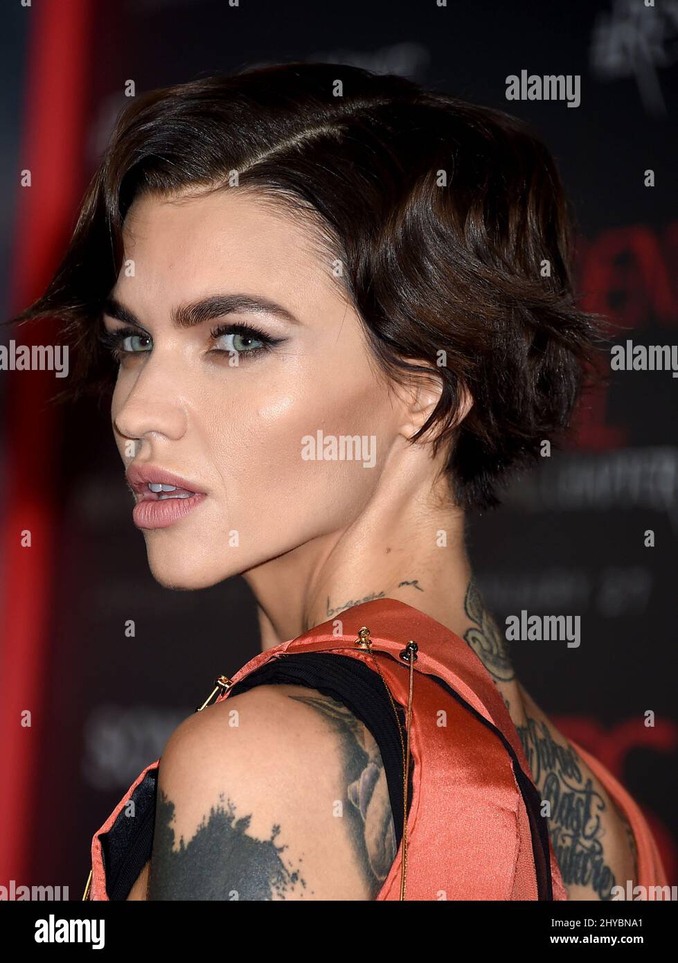Ruby Rose attending the Los Angeles premiere screening of 'Resident ...