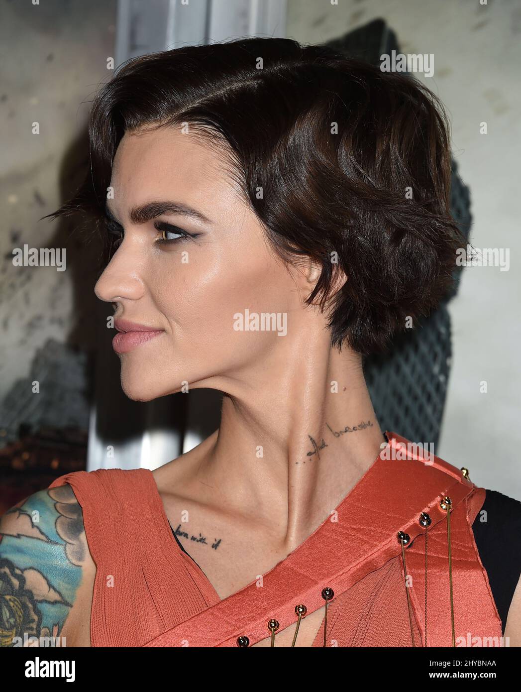Ruby Rose attending the Los Angeles premiere screening of 'Resident ...