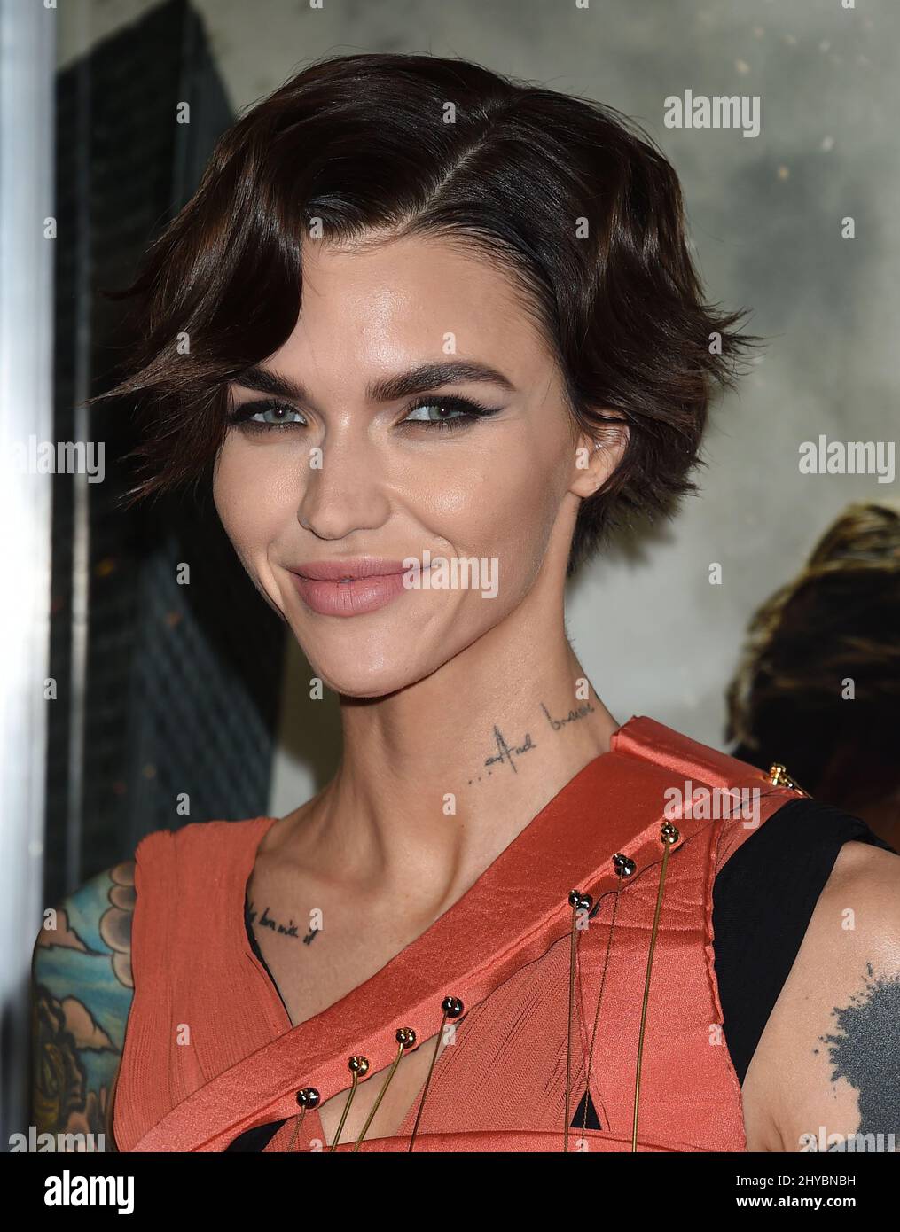 Ruby Rose attending the Los Angeles premiere screening of 'Resident ...