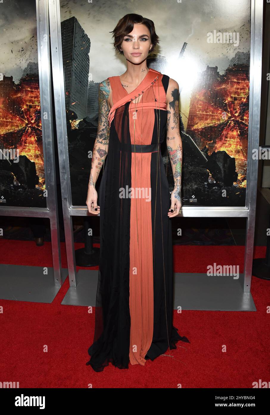 Ruby Rose attending the Los Angeles premiere screening of 'Resident ...