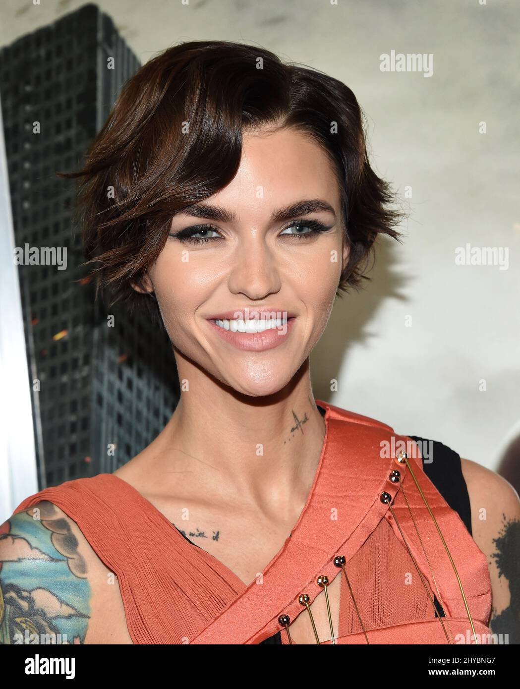 Ruby Rose attending the Los Angeles premiere screening of 'Resident ...