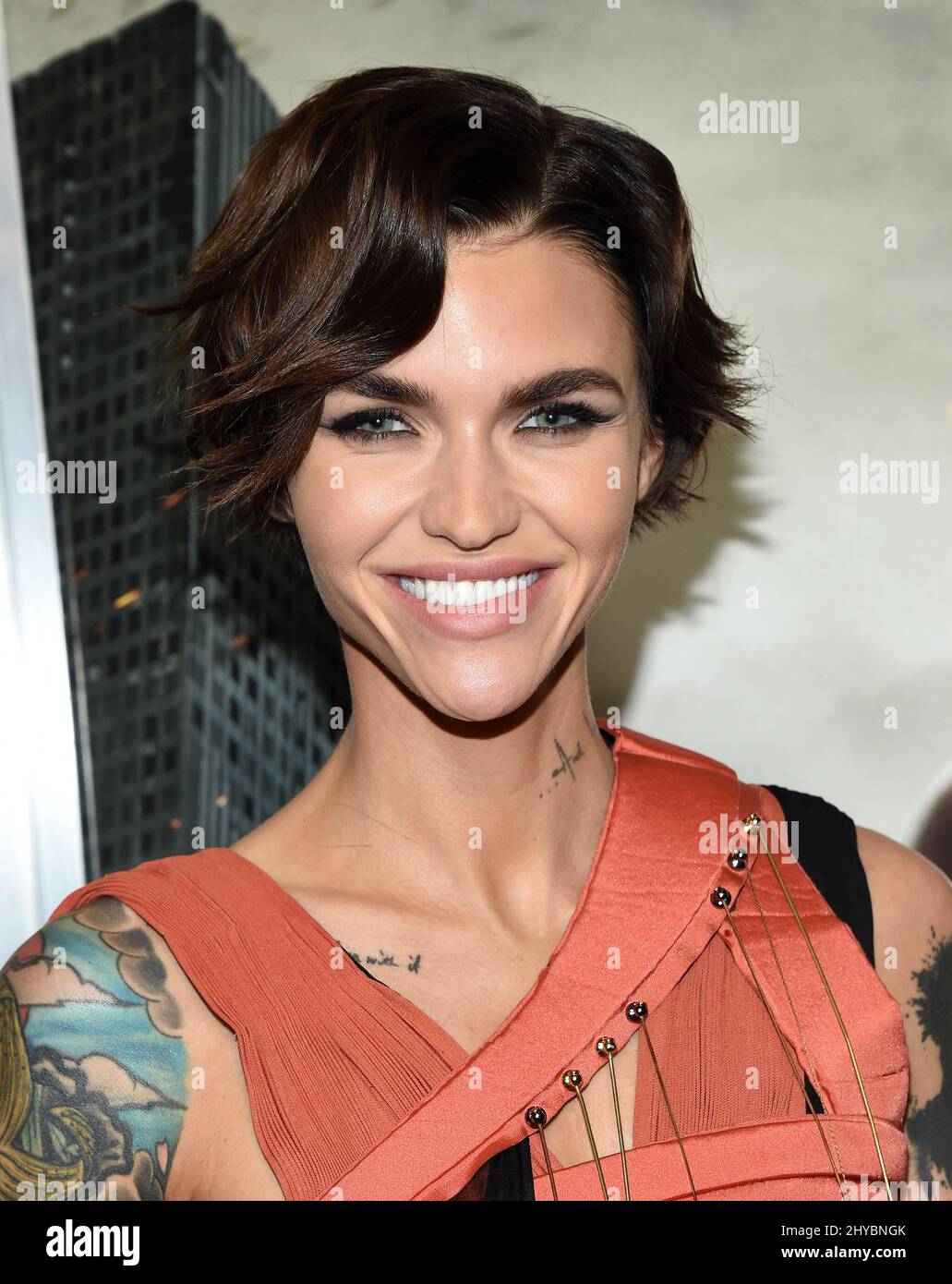 Ruby Rose attending the Los Angeles premiere screening of 'Resident ...