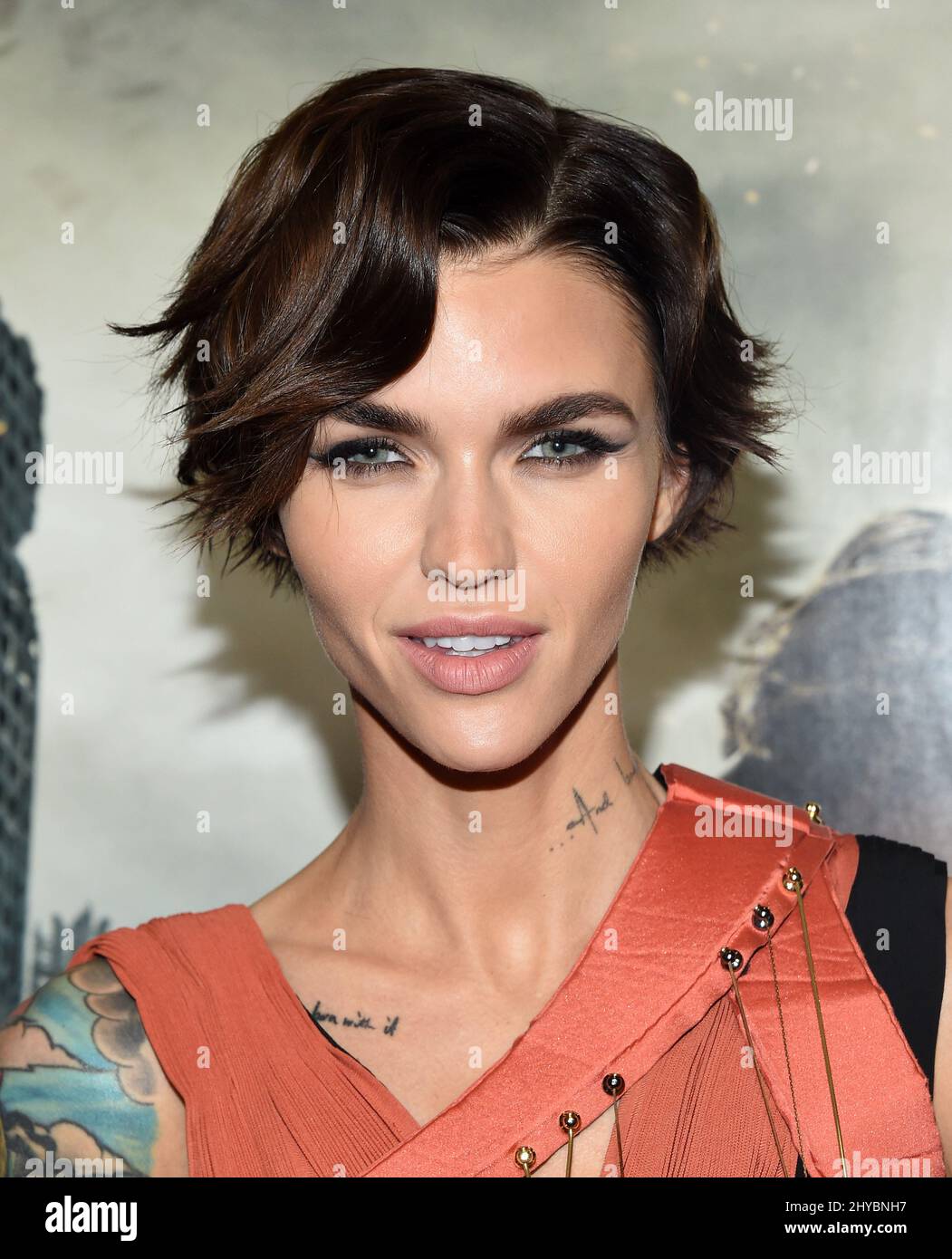 Ruby Rose attending the Los Angeles premiere screening of 'Resident ...