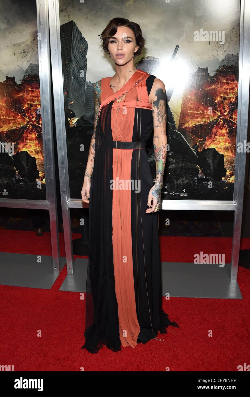 Ruby Rose attending the Los Angeles premiere screening of 'Resident ...