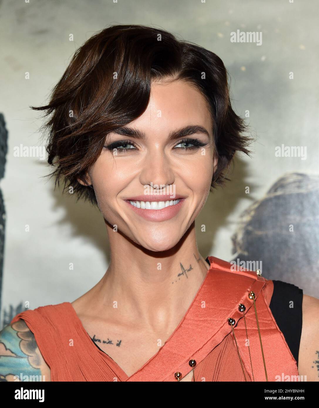 Ruby Rose attending the Los Angeles premiere screening of 'Resident ...