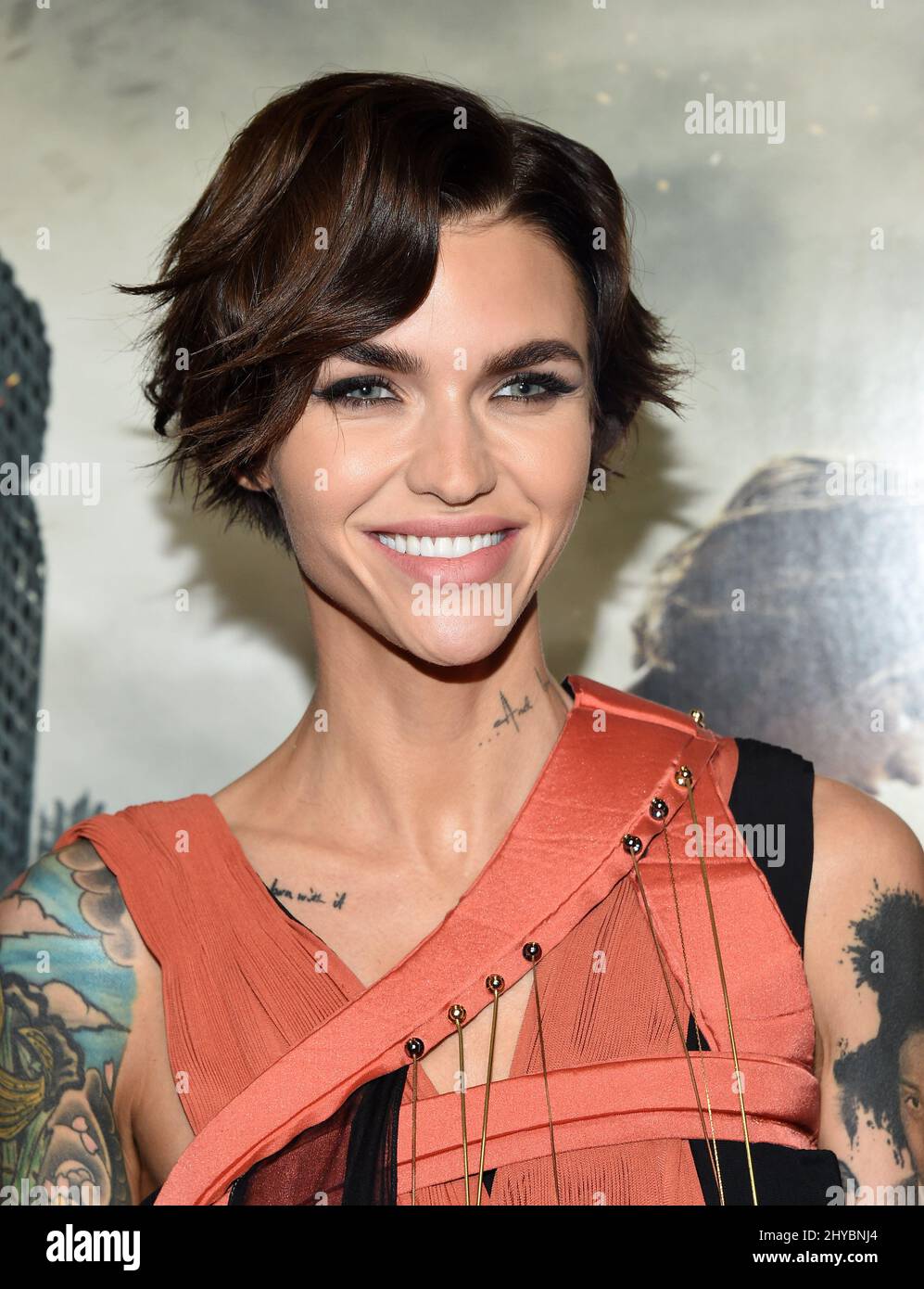 Ruby Rose attending the Los Angeles premiere screening of 'Resident ...