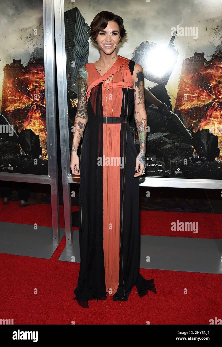 Ruby Rose Attending The Los Angeles Premiere Screening Of Resident Evil The Final Chapter
