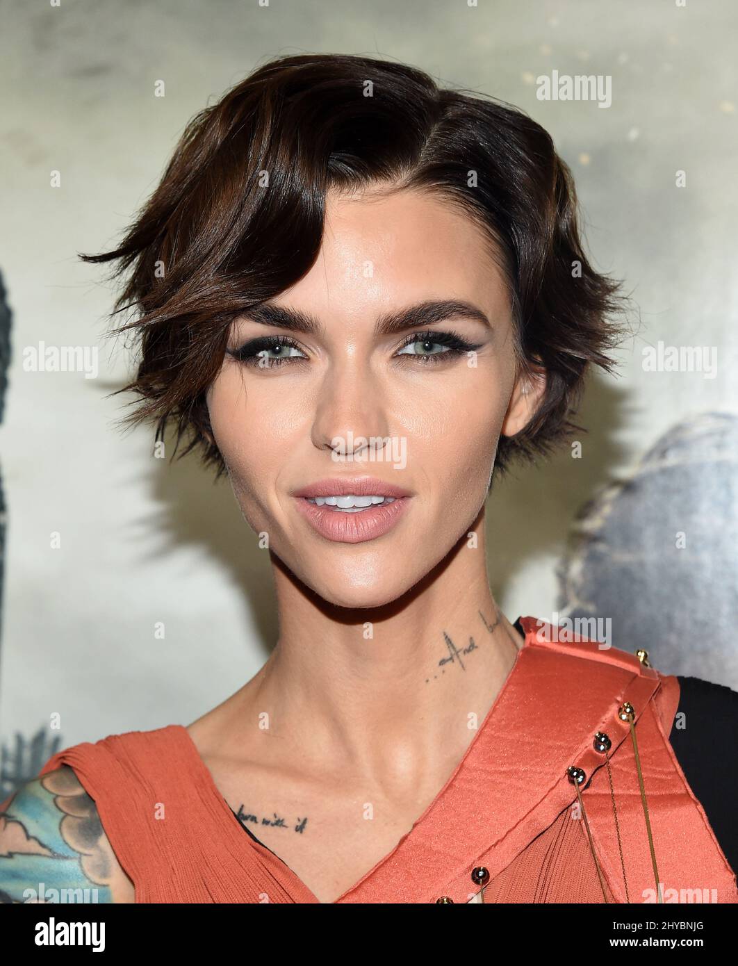 Ruby Rose attending the Los Angeles premiere screening of 'Resident ...