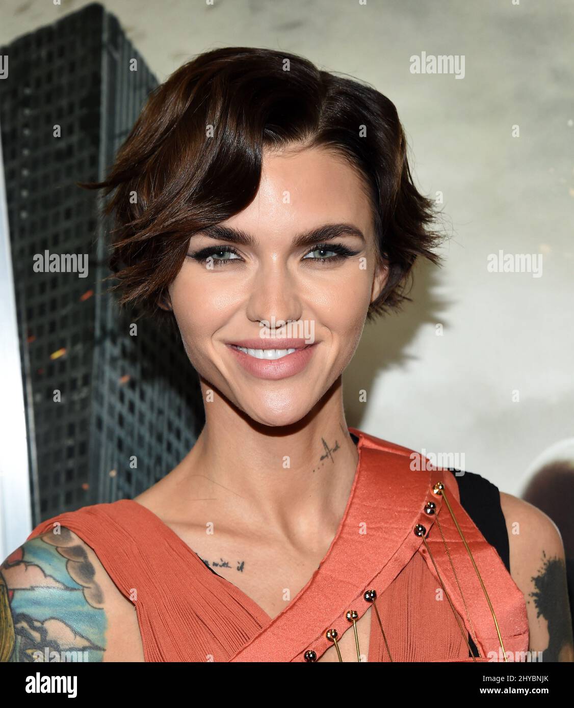 Ruby Rose attending the Los Angeles premiere screening of 'Resident ...