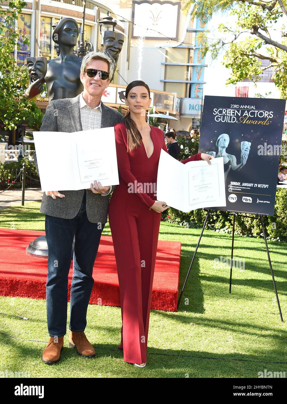 Angela Sarafyan and Matthew Modine 23rd Annual Screen Actors Guild ...
