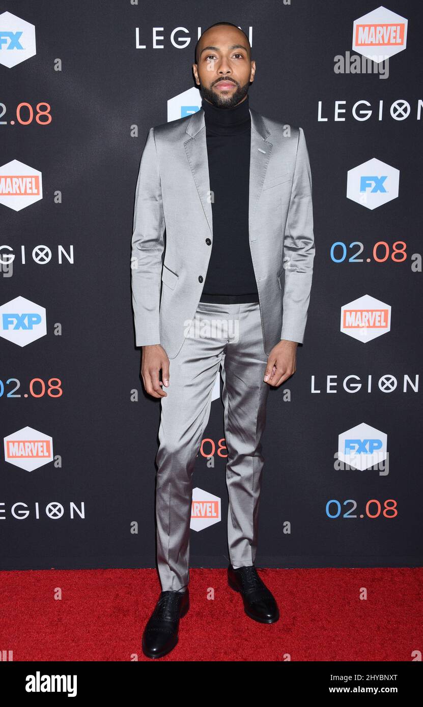 Jeremie Harris arriving for the series premiere of FX's ''Legion'' held ...