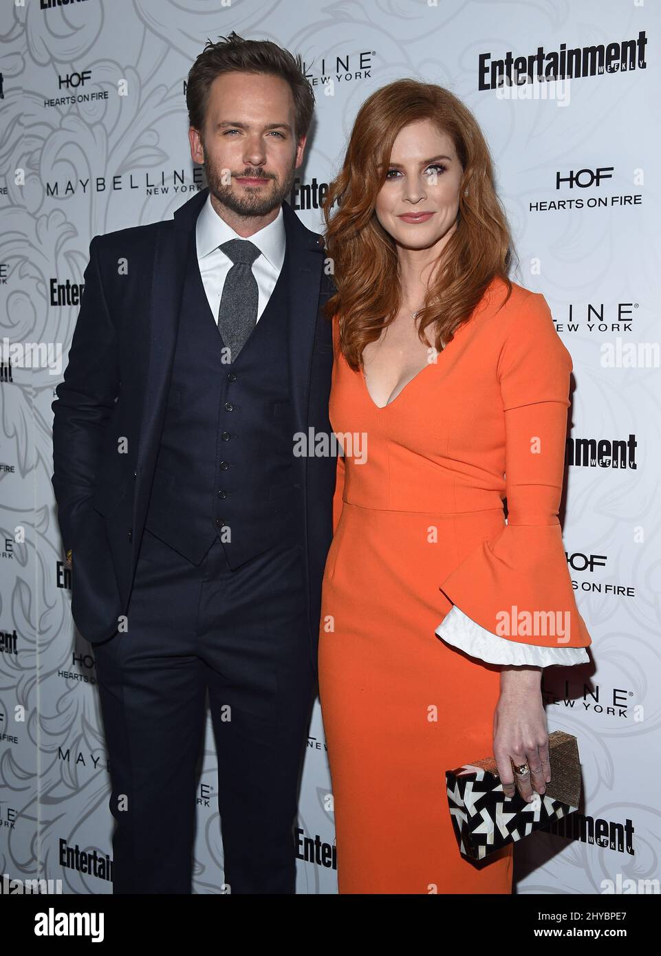 Patrick Adams and Sarah Rafferty arriving to the Entertainment Weekly's ...