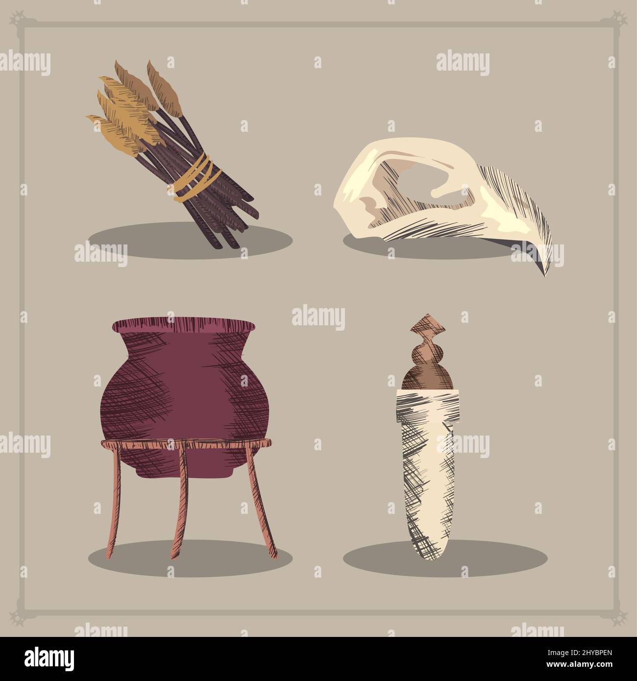 Esoteric items Stock Vector Images - Alamy