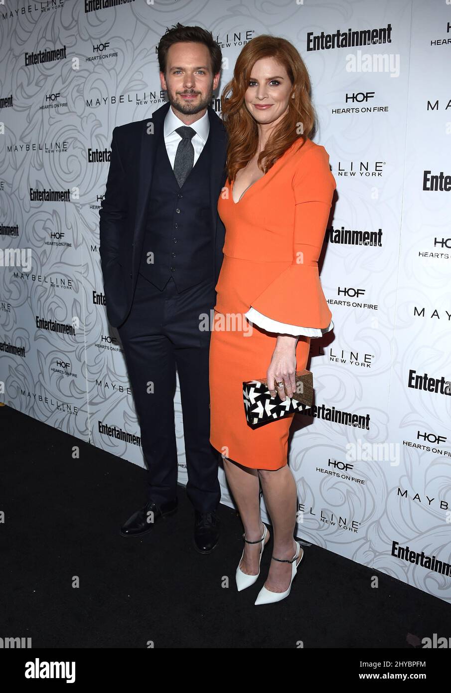 Patrick Adams and Sarah Rafferty arriving to the Entertainment Weekly's ...