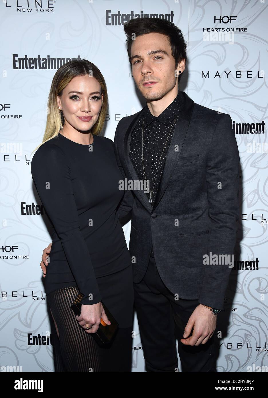 Hilary Duff and Jason Walsh arriving to the Entertainment Weekly's ...