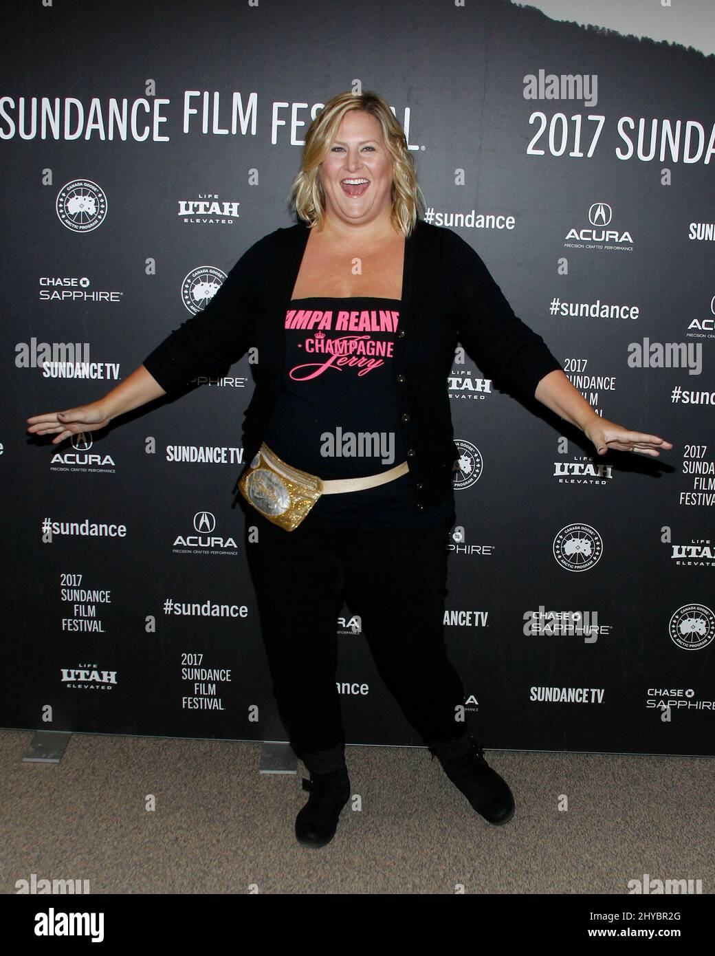 Bridget Everett attends the "Fun Mom Dinners" premiere at Sundance Film ...