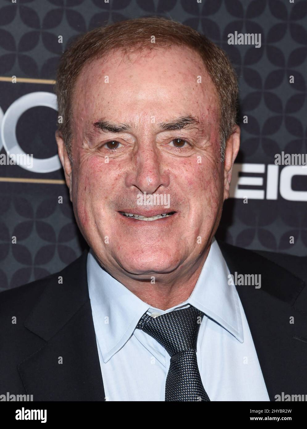 Al Michaels arriving to The NHL 100 Gala held at the Microsoft Theatre ...