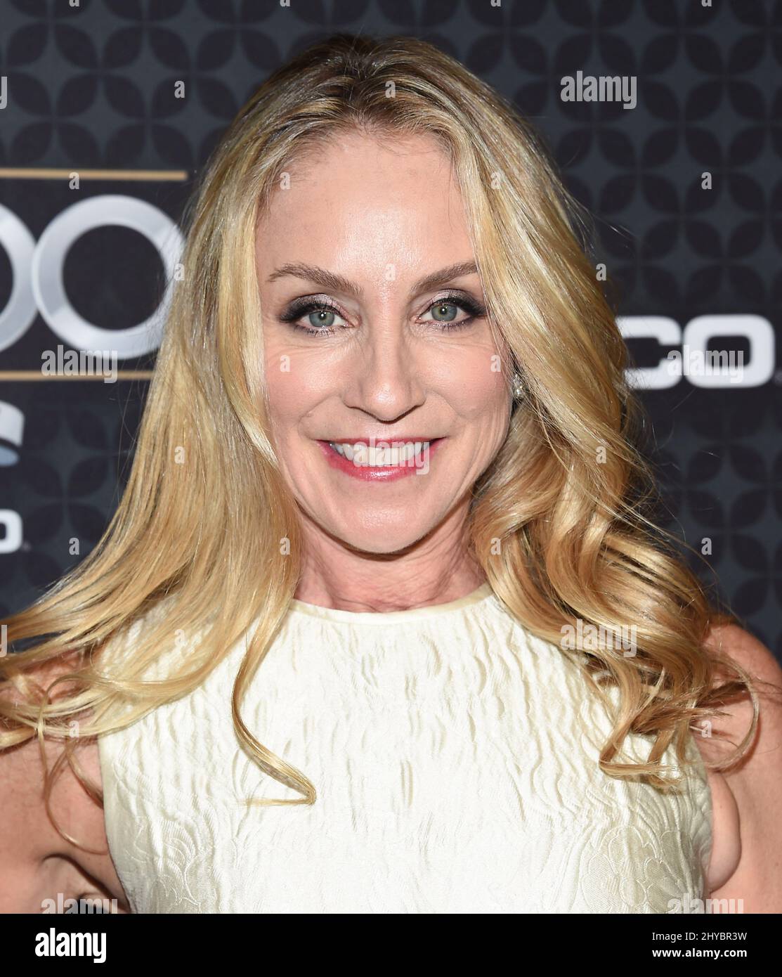 Tracy Pollan arriving to The NHL 100 Gala held at the Microsoft Theatre ...