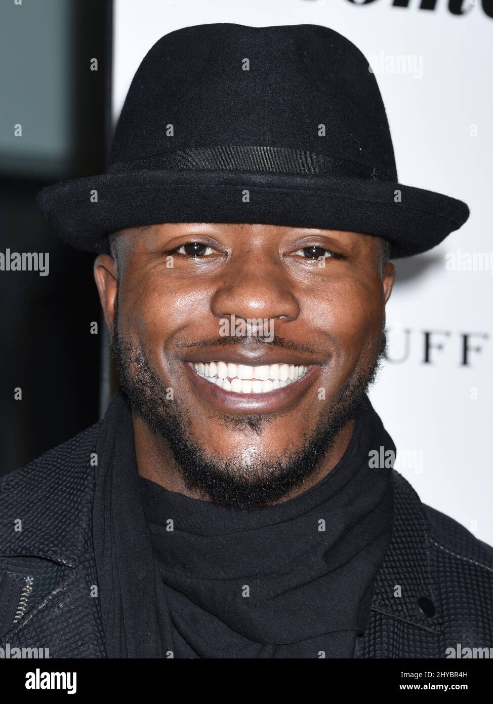 Edwin Hodge attends "The Comedian" Los Angeles Premiere held at Pacific ...