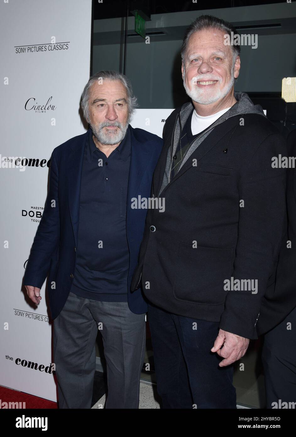 Robert De Niro and Taylor Hackford attends "The Comedian" Los Angeles ...
