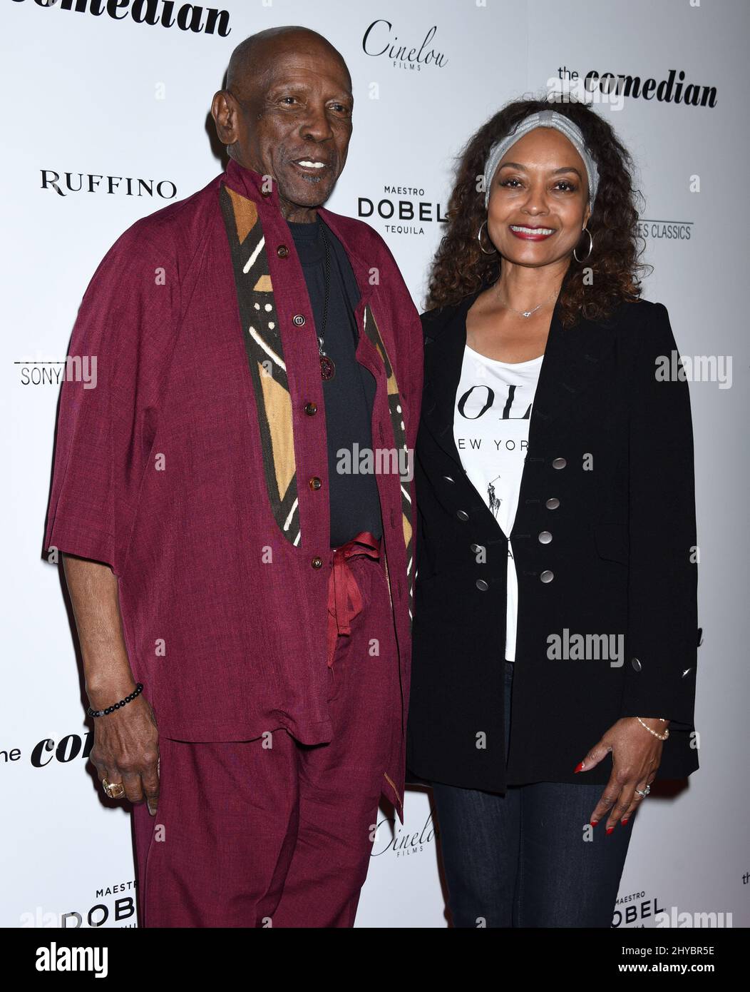 Lou Gossett Jr. and Shirley Neal attends "The Comedian" Los Angeles ...