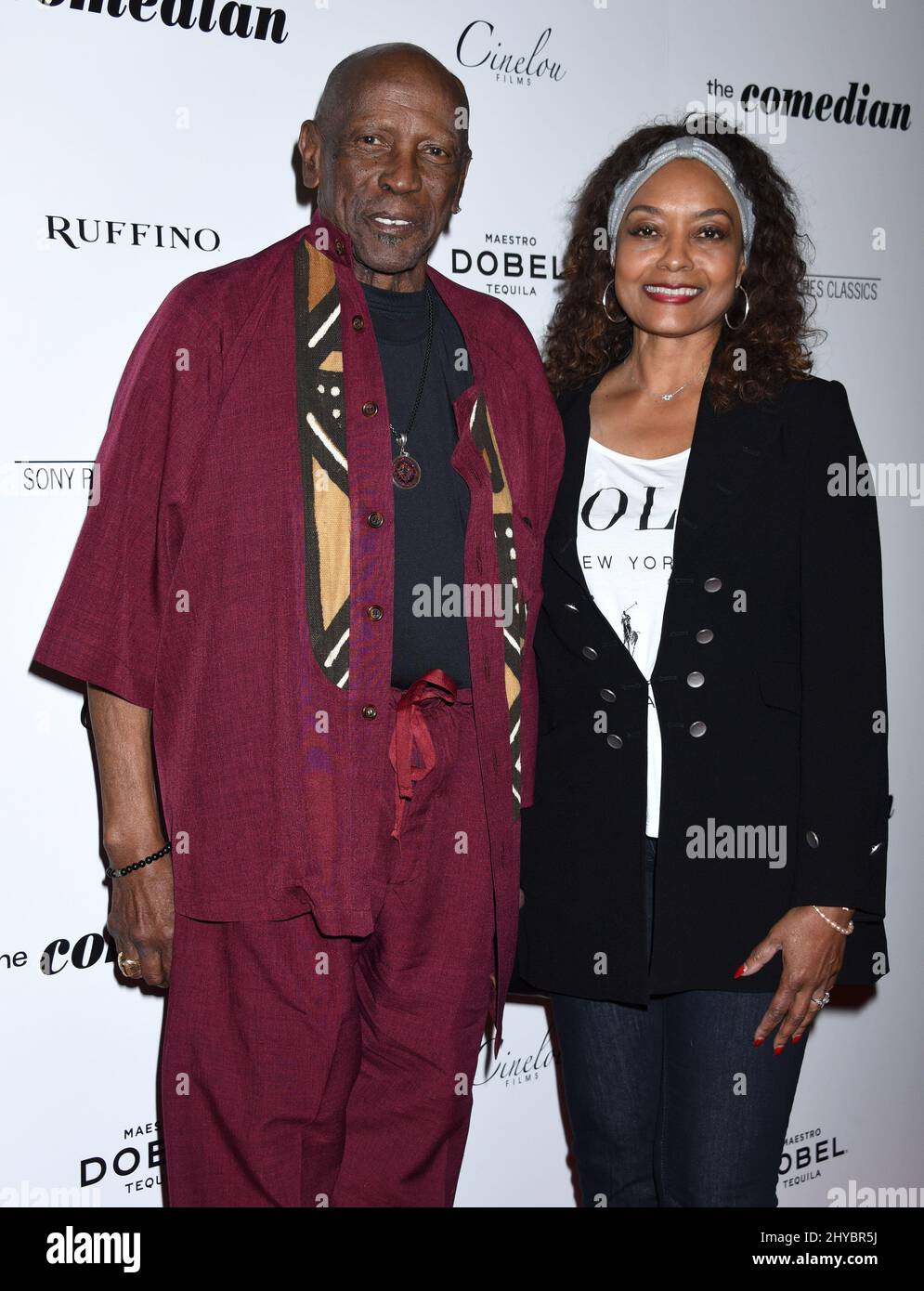 Lou Gossett Jr. and Shirley Neal attends "The Comedian" Los Angeles ...