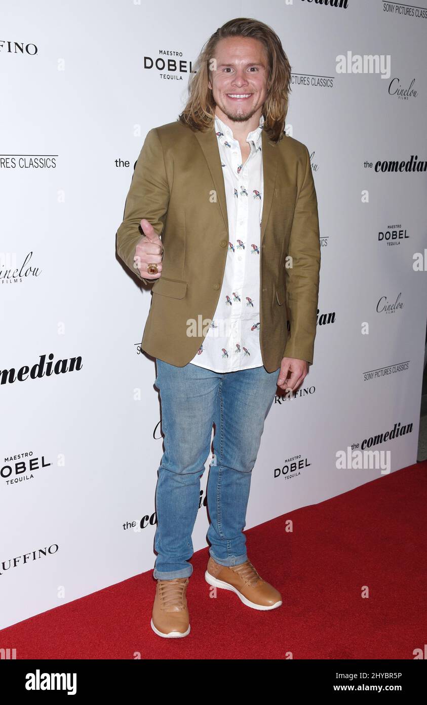 Tony Cavalero attends "The Comedian" Los Angeles Premiere held at ...