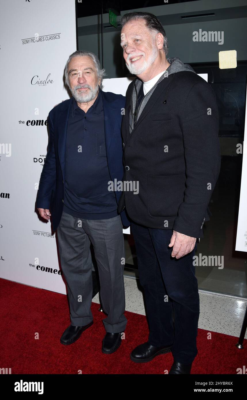 Robert De Niro and Taylor Hackford attends "The Comedian" Los Angeles ...