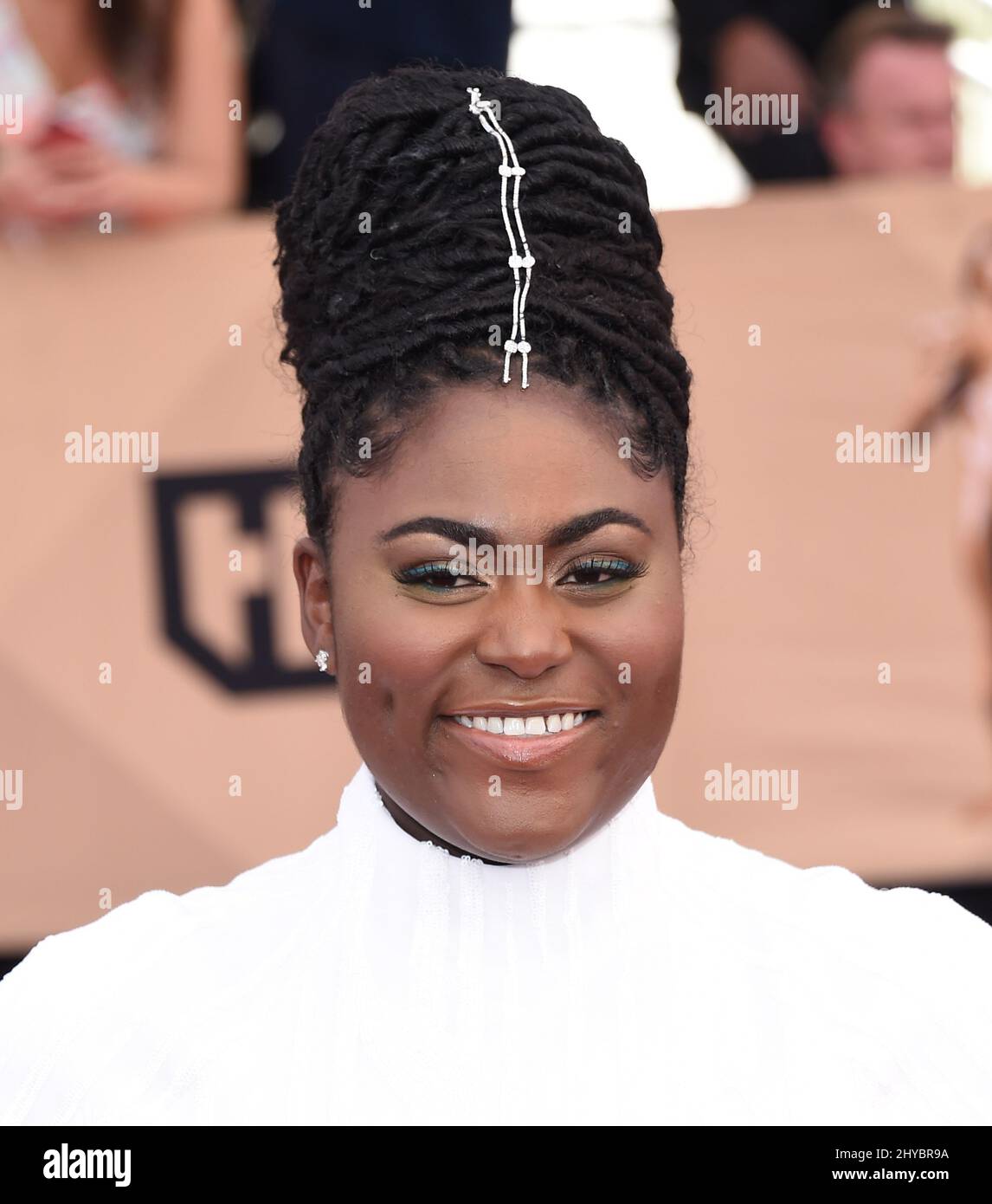 Danielle Brooks attending the 23rd Annual Screen Actors Guild Awards ...