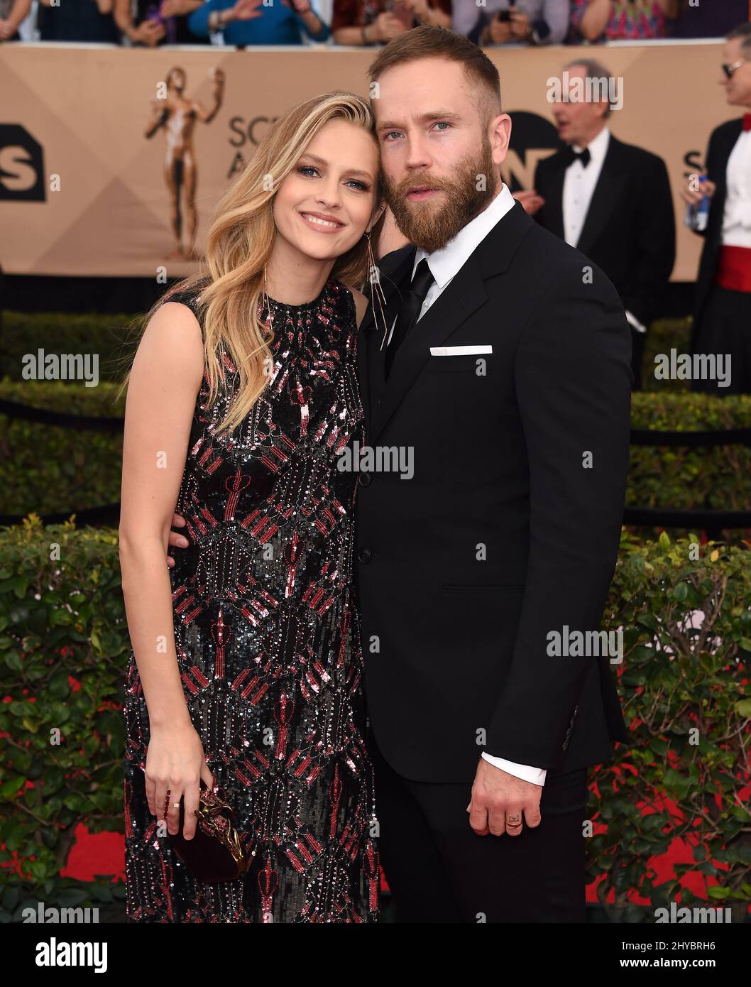 Teresa Palmer and Mark Webber attending the 23rd Annual Screen Actors ...