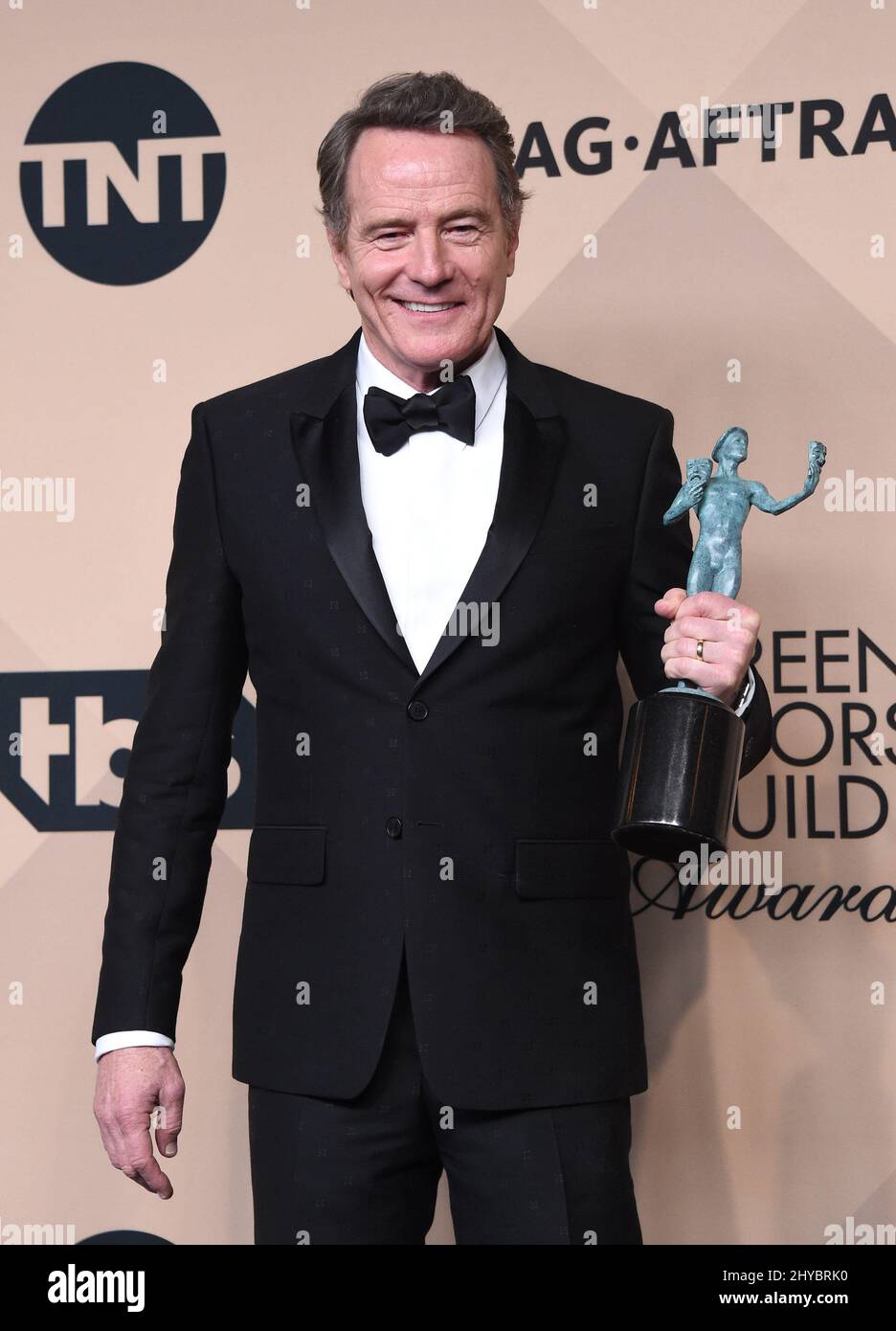 Bryan Cranston attending the press room of the 23rd Annual Screen ...