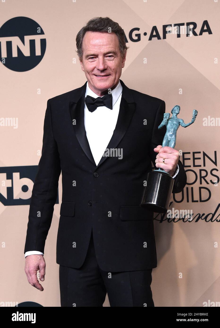 Bryan Cranston attending the press room of the 23rd Annual Screen ...