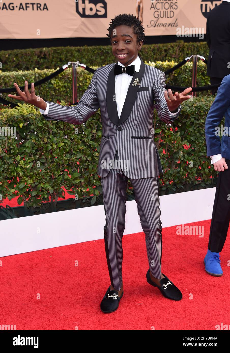 Caleb McLaughlin attending the 23rd Annual Screen Actors Guild Awards ...