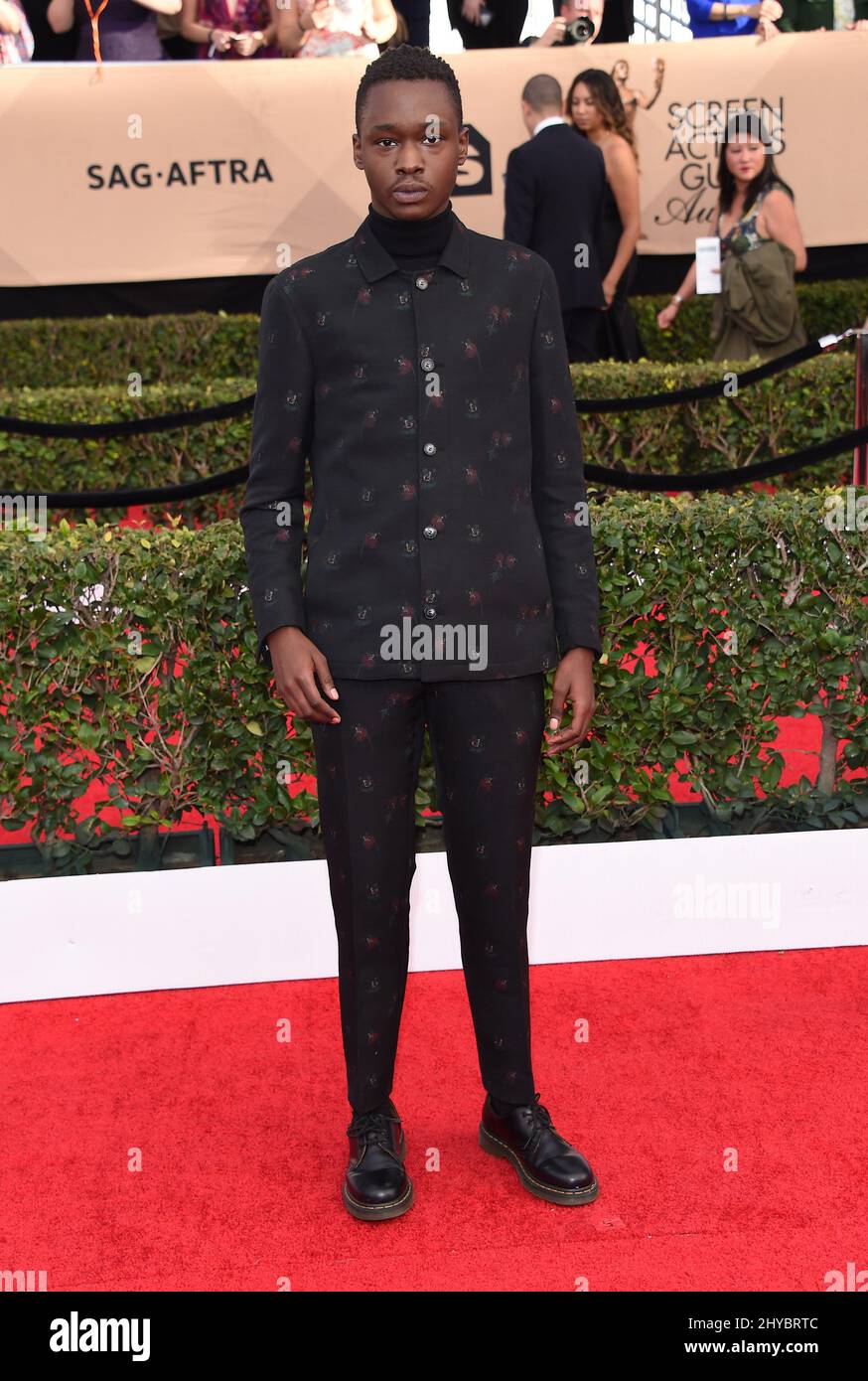 Ashton Sanders attending the 23rd Annual Screen Actors Guild Awards held at the Shrine ...