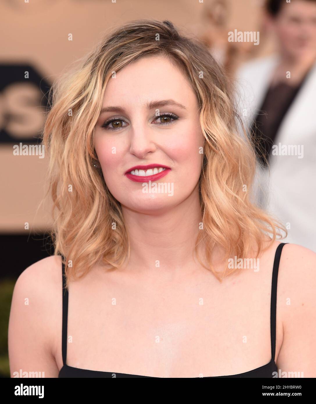 Laura Carmichael attending the 23rd Annual Screen Actors Guild Awards ...