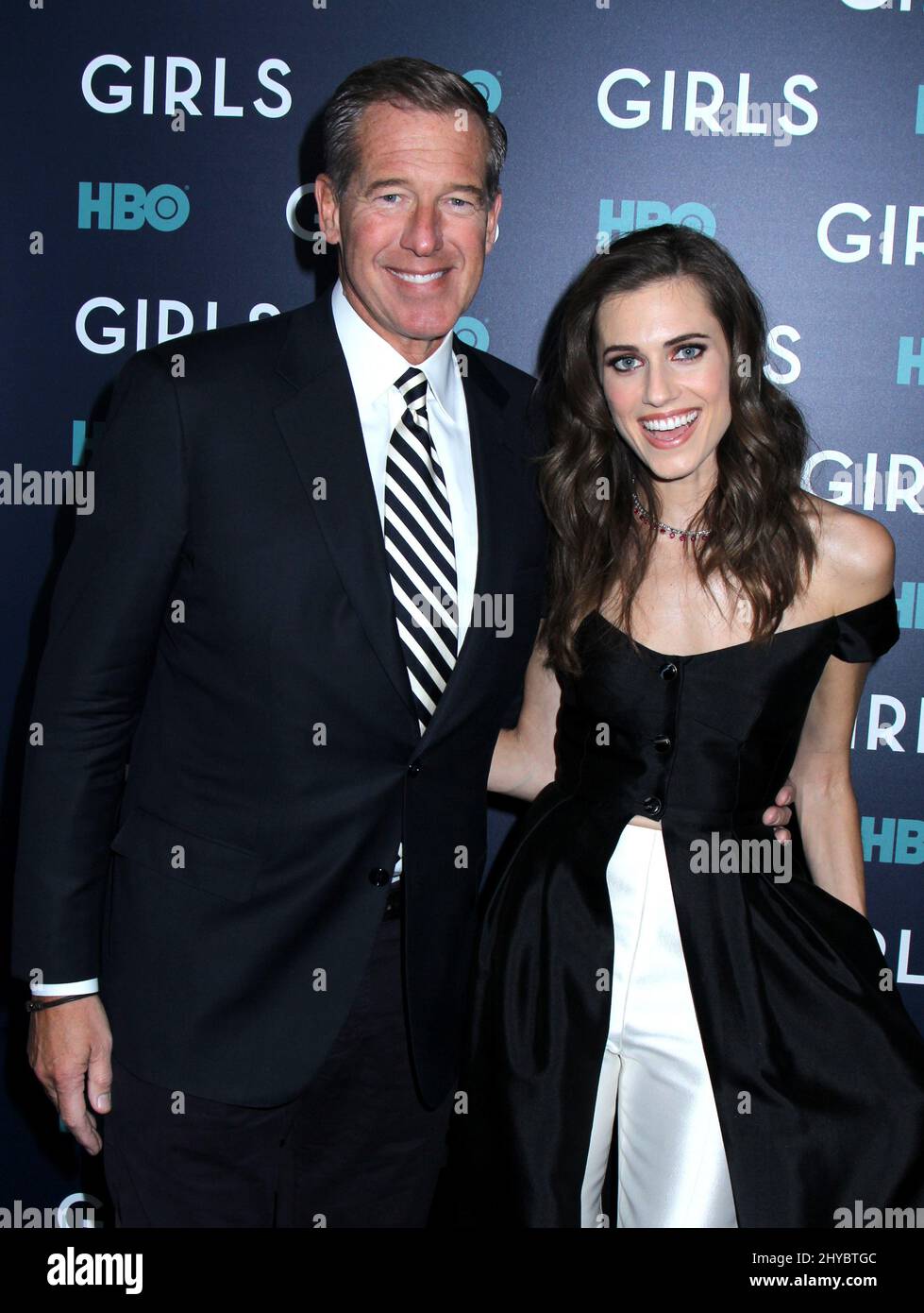Brian Williams & Allison Williams attending the 'Girls' Sixth & Final ...