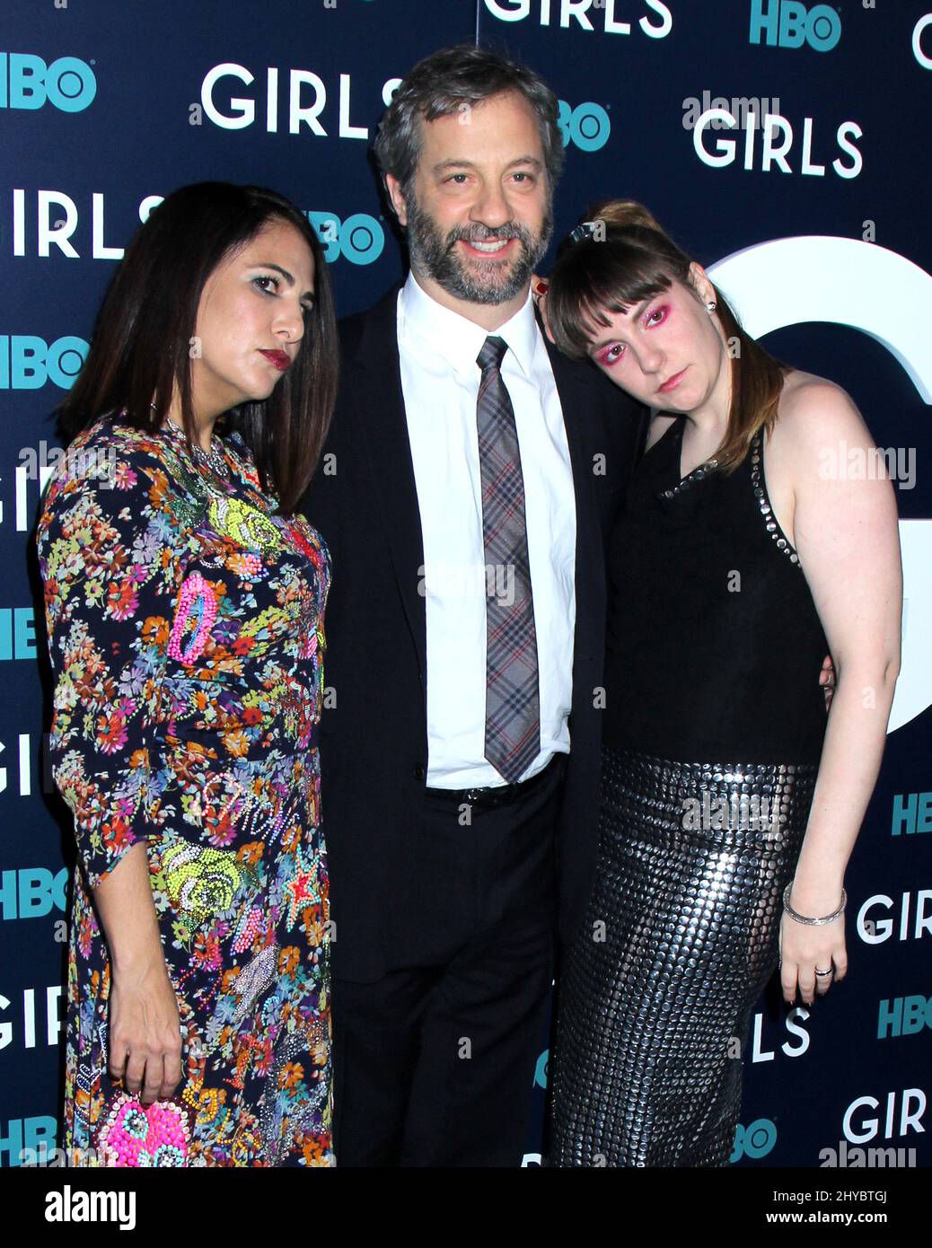 Jennifer Konner, Judd Apatow & Lena Dunham attending the 'Girls' Sixth ...