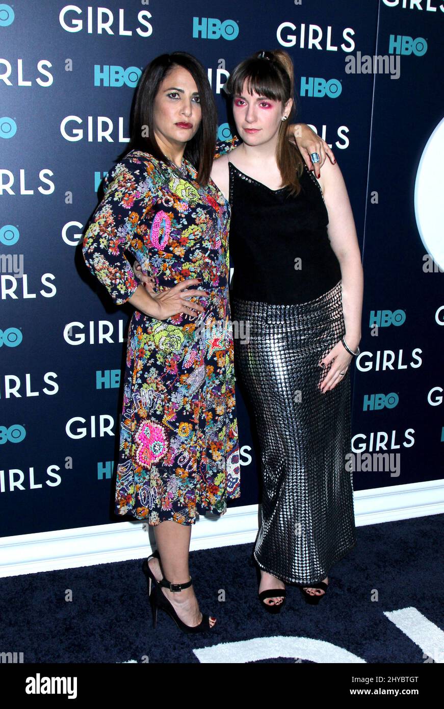 Jennifer Konner & Lena Dunham attending the 'Girls' Sixth & Final ...