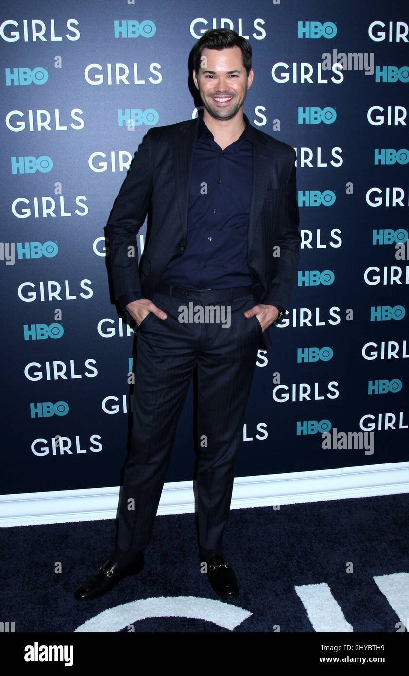 Andrew Rannells attending the 'Girls' Sixth & Final Season Premiere ...