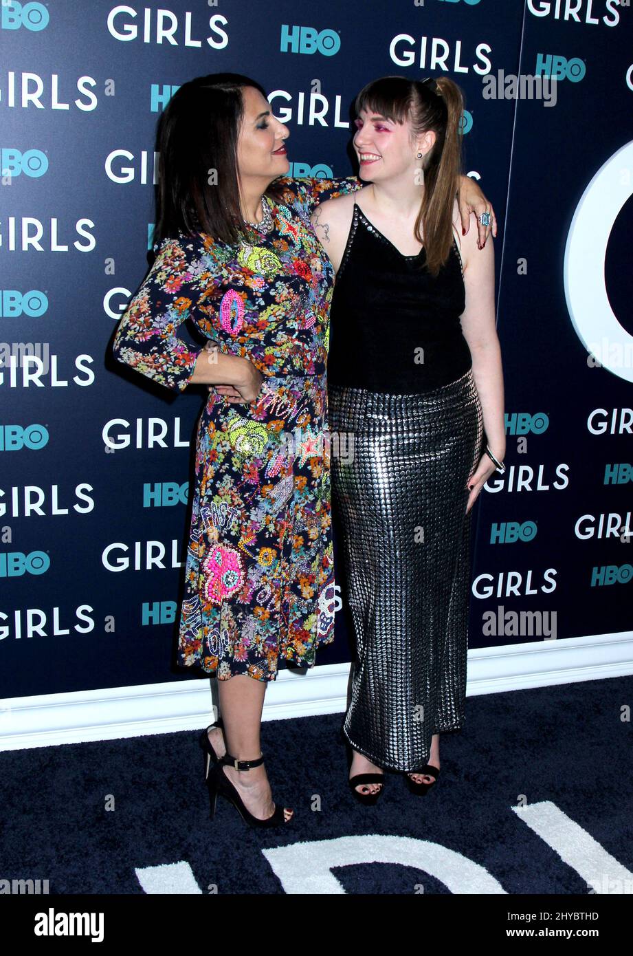 Jennifer Konner & Lena Dunham attending the 'Girls' Sixth & Final ...